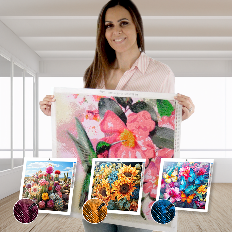 Set of 12 Fairyland - Mini Diamond Painting Kits